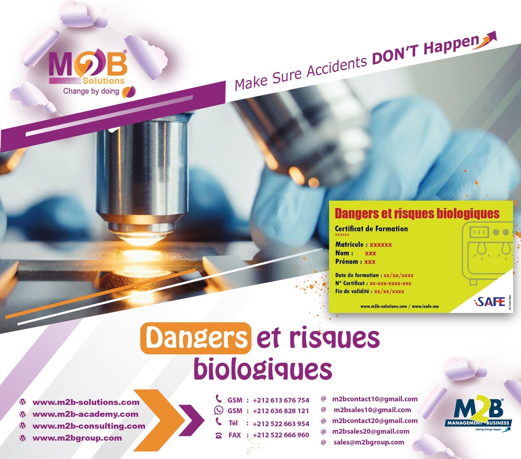 Dangers et risques biologiques